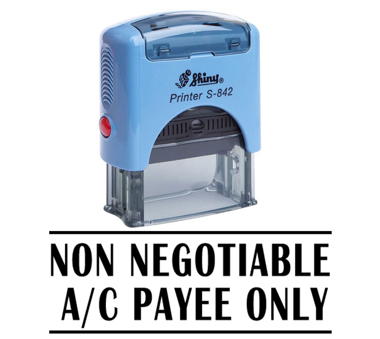 NON NEGOTIABLE A/C PAYEE ONLY Self Inking Rubber Office Stationary ...