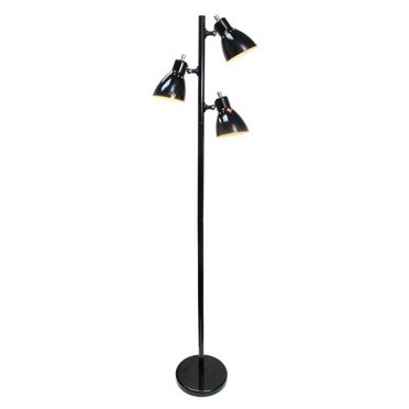 Mainstays 64'' Track Tree Floor Lamp, Black - Walmart.com