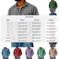 Homenesgenics Men's Shirt Workwear-Style Collared Pocket Button-Up Long ...