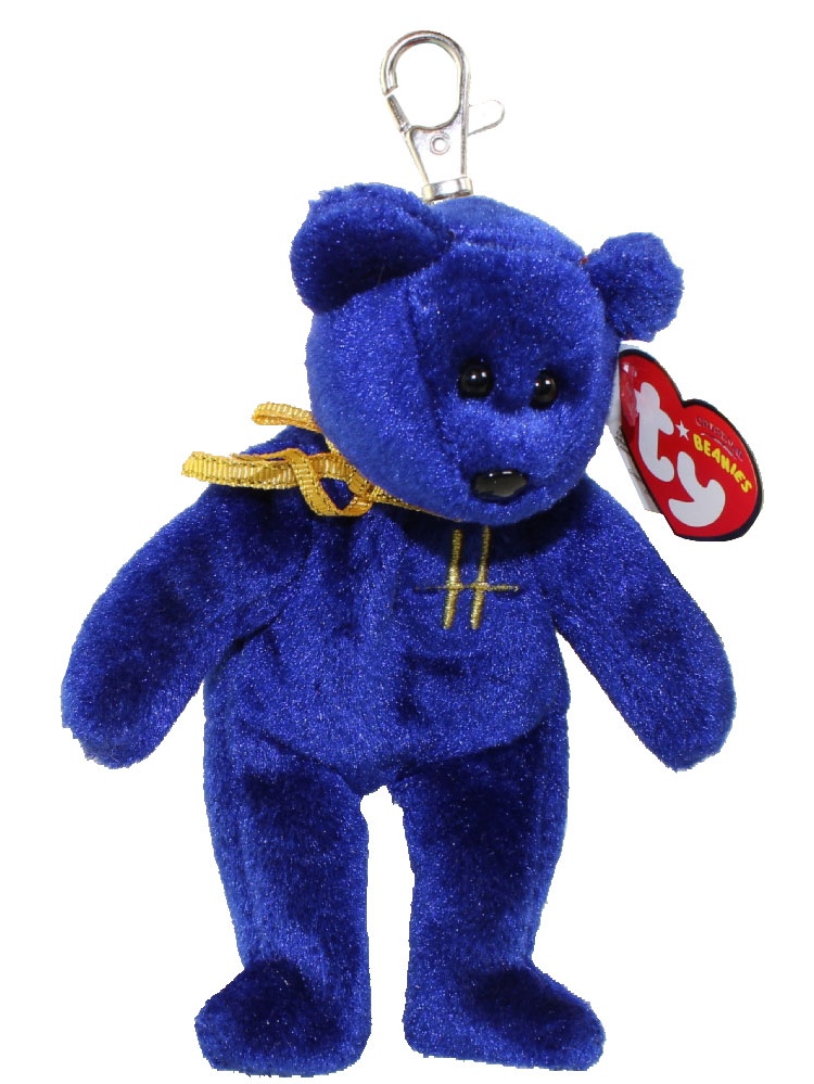 TY Beanie Baby - OMNIA the Bear ( Metal Key Clip - Harrods UK Exclusive ...