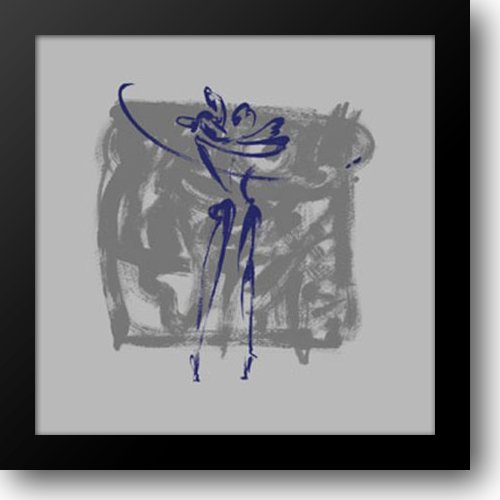 Body Language XI (silver) 16x16 Framed Art Print by Gockel, Alfred ...