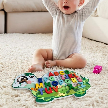 Cartoon Alphabet Letters Puzzles for Kids Cute Tortoise Learning ABC ...