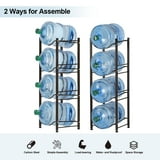 Water Cooler Jug Rack, 4-Tier Heavy Duty Water Bottle Holder Storage ...