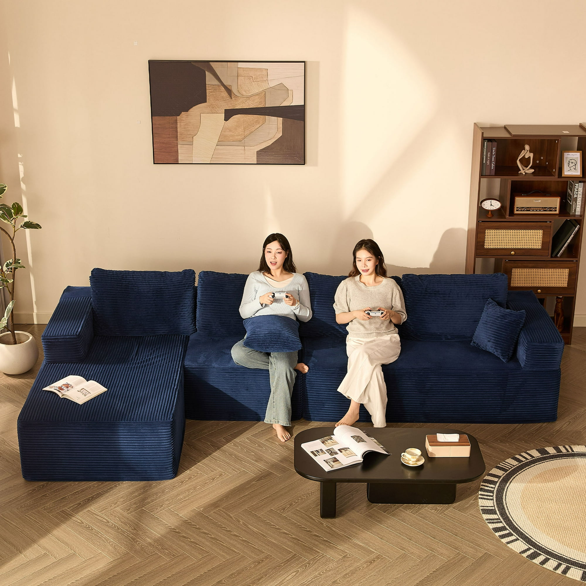 Click here for Bigsyy 138 Boneless Couch With Deep Seat  Modular... prices