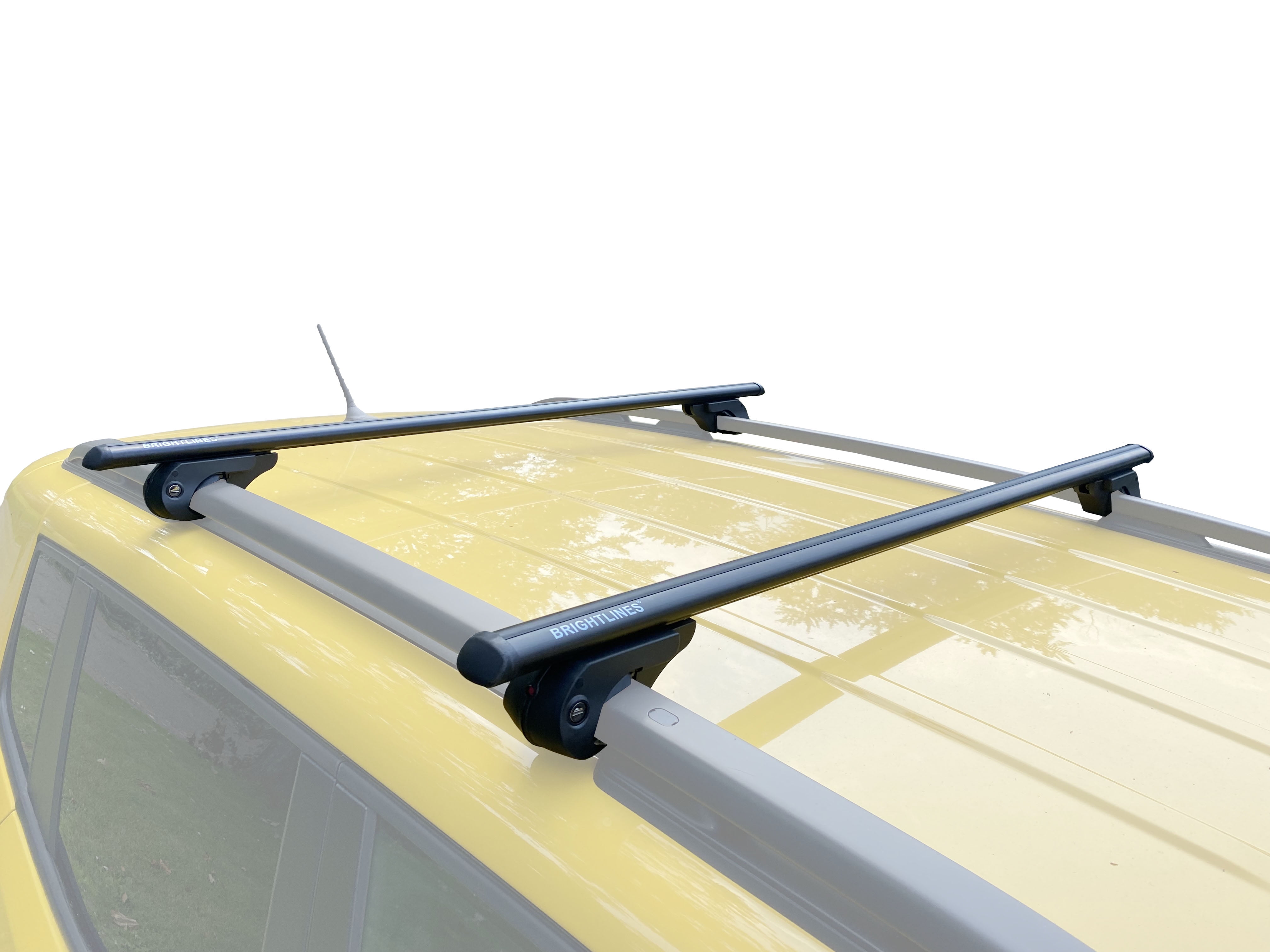 BRIGHTLINES 53" All Black Universal Crossbars Roof Racks Compatible ...
