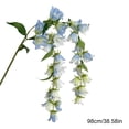 Artificial Lily of the Valley Hanging Flowers Blue Faux Floral Garland ...