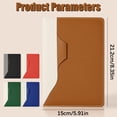 A5 PU Hardcover Notebook, 200 Pages Office Writing Notebook, Two Tone ...