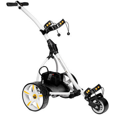 BatCaddy X4R Electric Walking Golf Push Cart, Dual Motor, 9-Speeds ...