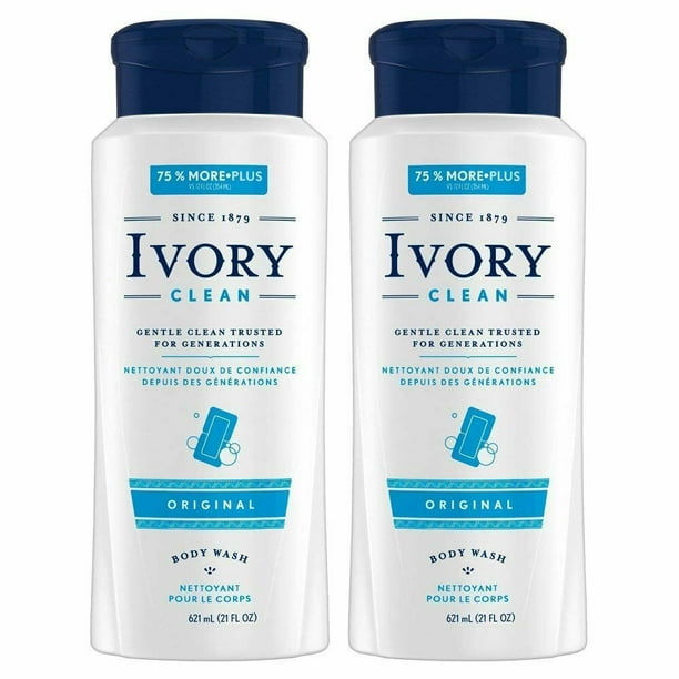 Ivory Body Wash, Original, 21 oz Pack of 2 - Walmart.com