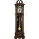 Bowery Hill Grandfather Clock with Adjustable Volume Digital Chime in ...