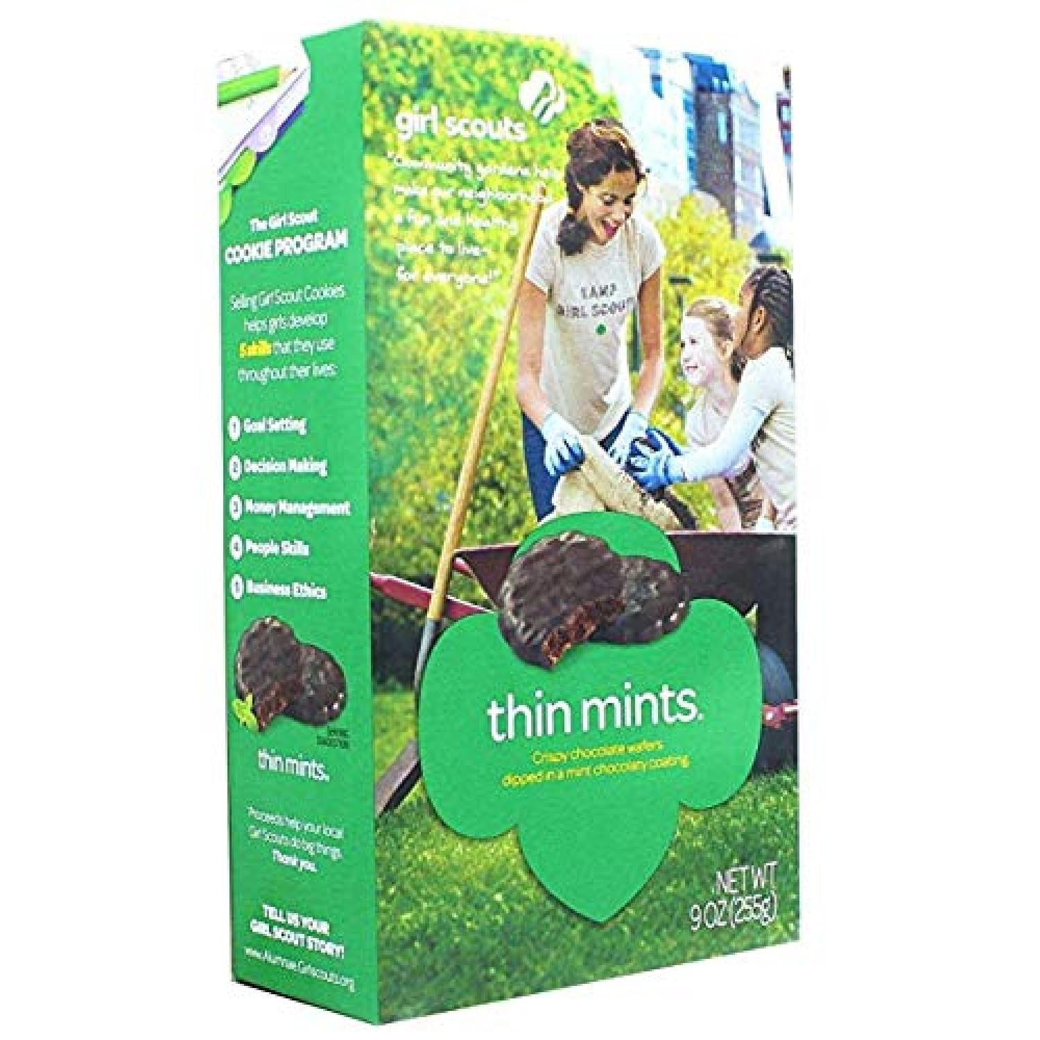 Girl Scout Thin Mints Cookies (2 Boxes) | Walmart en línea