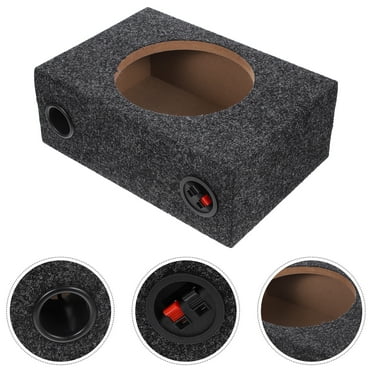 8" Shallow Ported Vented Subwoofer Box Enclosure Single Sub Grey ...