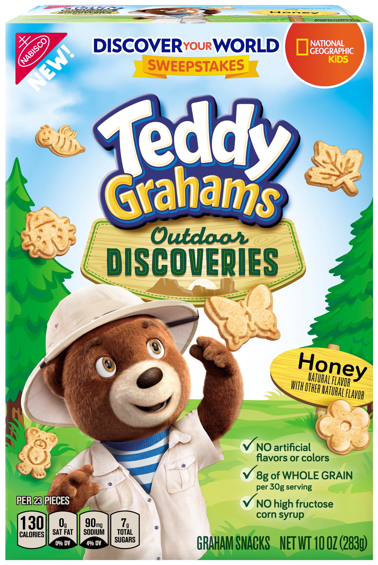 Nabisco Teddy Grahams Outdoor Discoveries Honey Snacks, 10 Oz. – BrickSeek