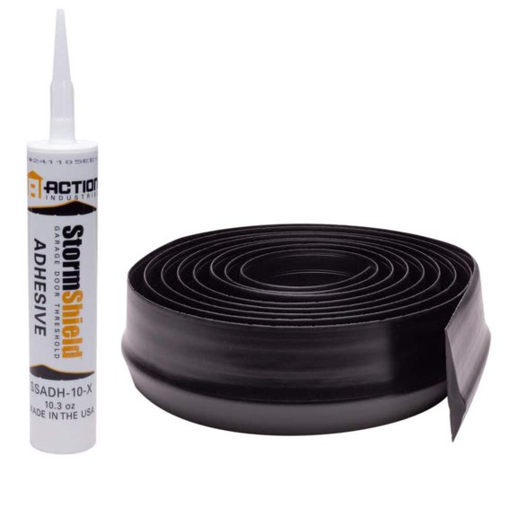 GaraDry 1" High Garage Door Weather & Water Barrier Threshold Kit (10'3 ...