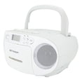 Emerson Radio/CD/Cassette Player Boombox, White - Walmart.com