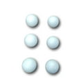 MT Products White Foam Balls 1.5" Polystyrene Balls Arts & Crafts - Pack of 50 - Walmart.com