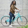 Free Shipping! sixthreezero Women's 7-Speed Hybrid Bike with Rear Rack ...