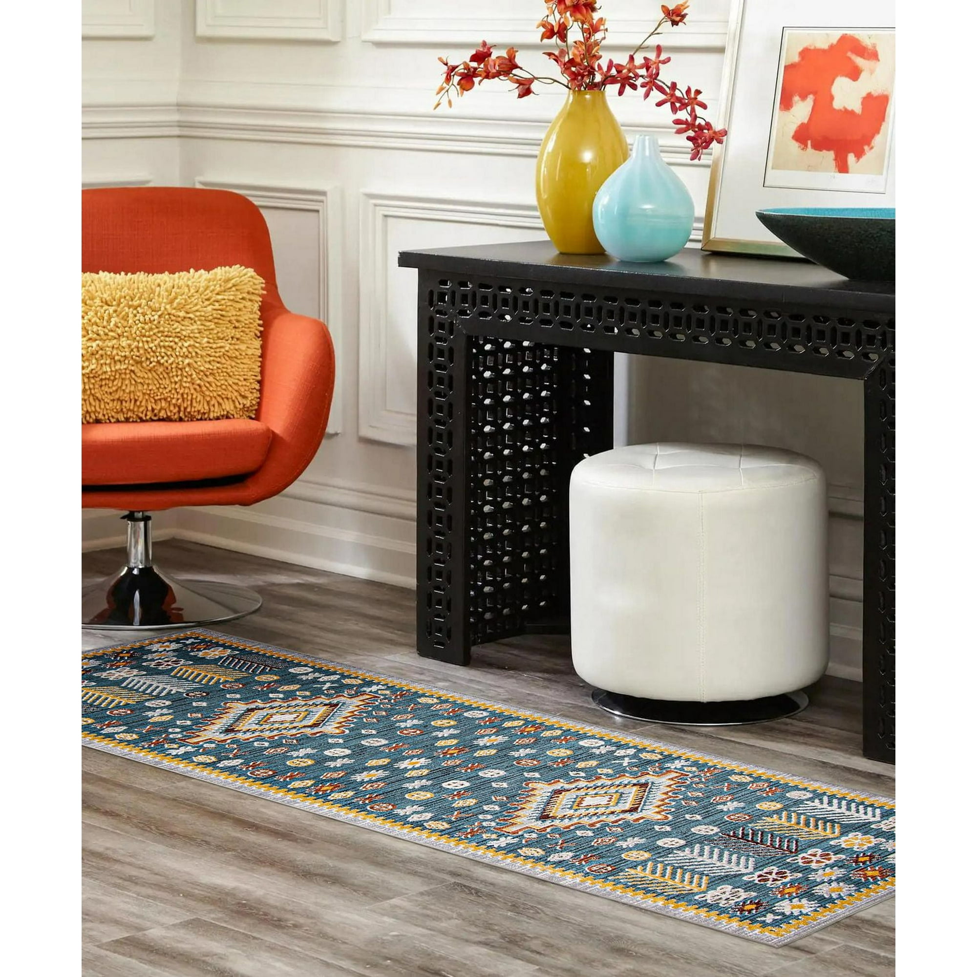 Click here for Ecarpet Washable Southwestern Area Rug & Runner Fo... prices