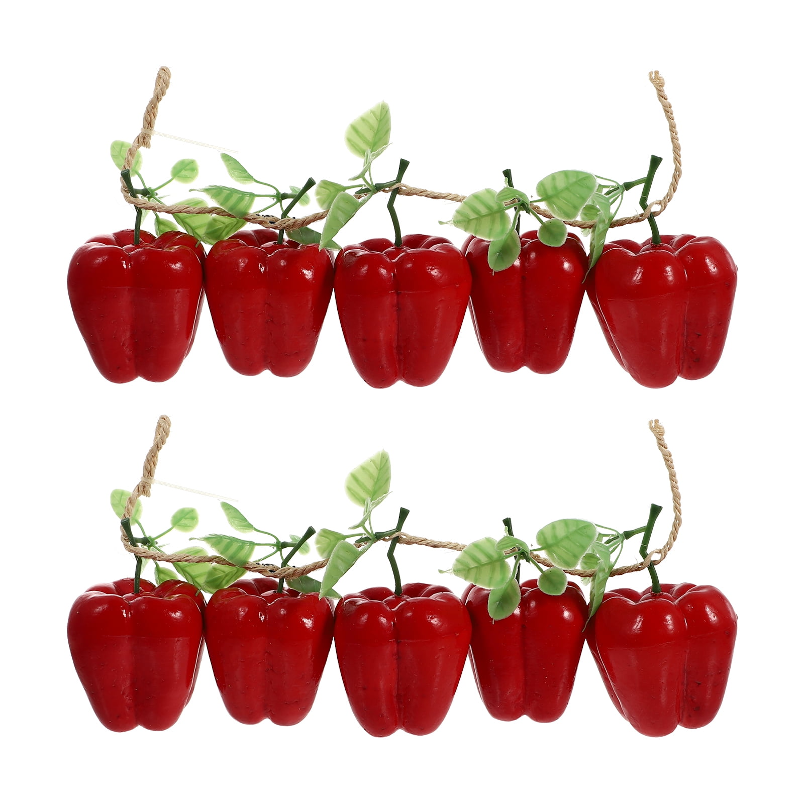 OUNONA Pepper Red Chili Vegetable Decor Fake Artificial Simulation ...