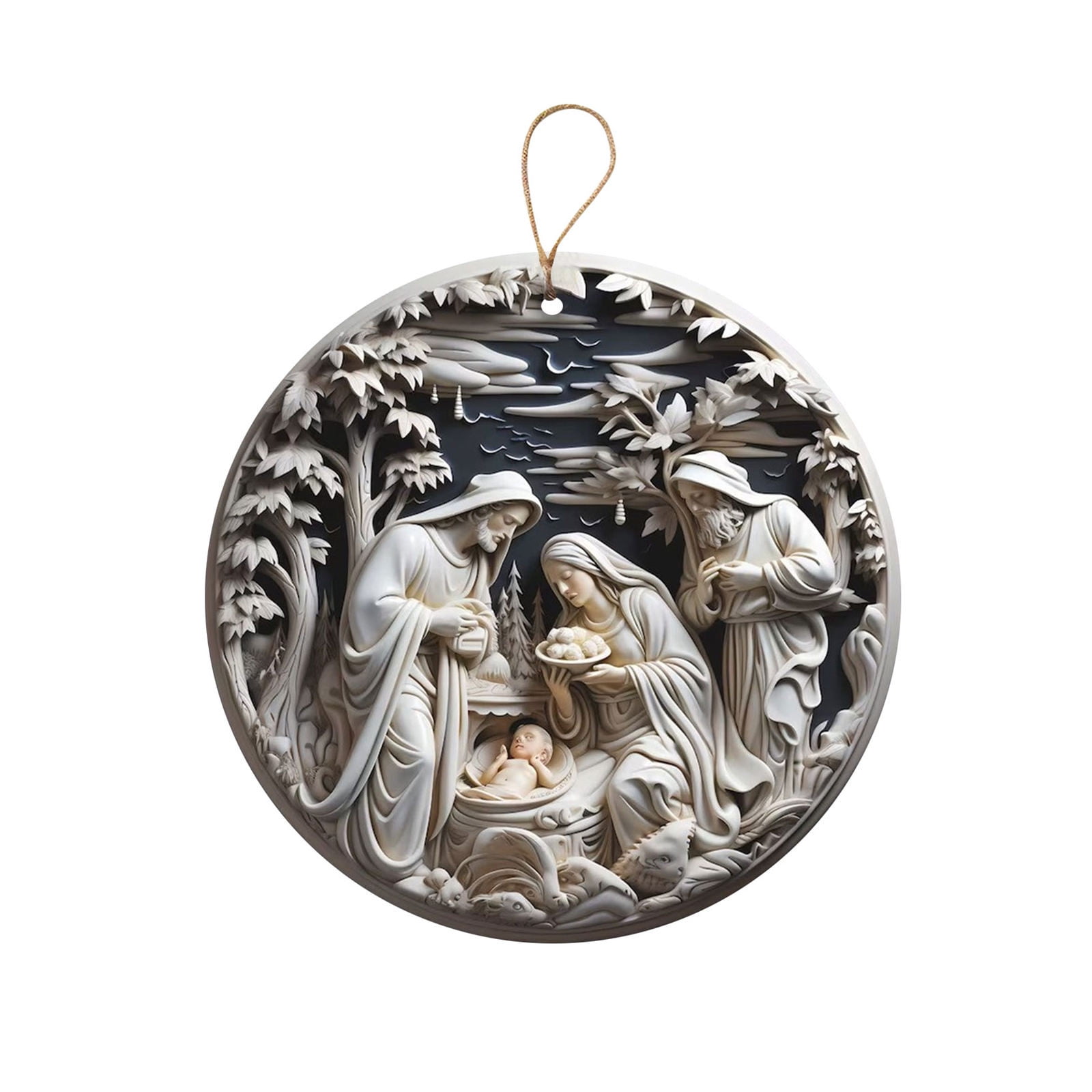 Click here for Boovnll Christmas Tree Decorations  2d Acrylic Pen... prices