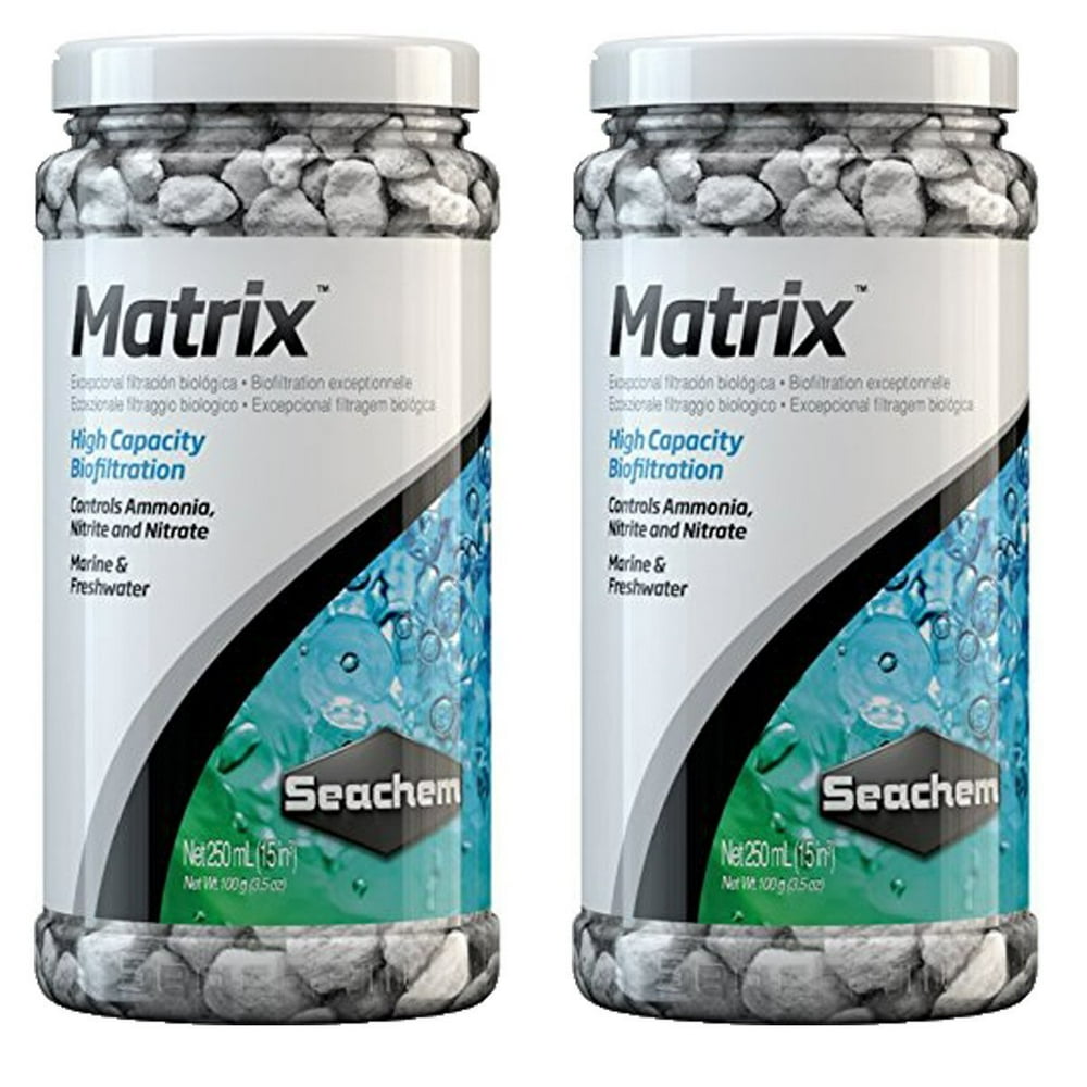 Seachem Matrix Bio Media 500ml (2 pk of 250ml) - Walmart.com - Walmart.com