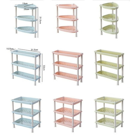 Mult-functional 3 Layers Storage Rack Kitchen Bathroom Organizer ...