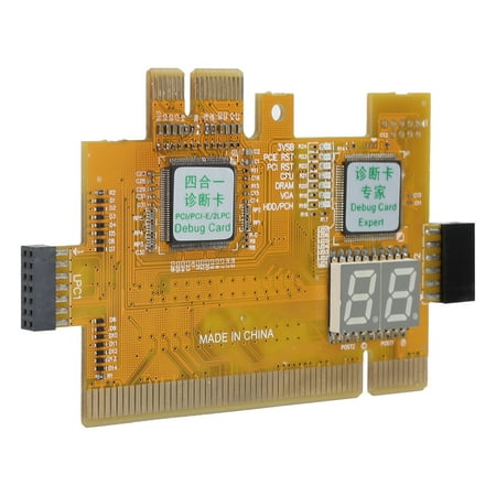 LYUMO Desktop Diagnostic Card PCI PCI‑E 2LPC 4‑in‑1 Analyzer ...
