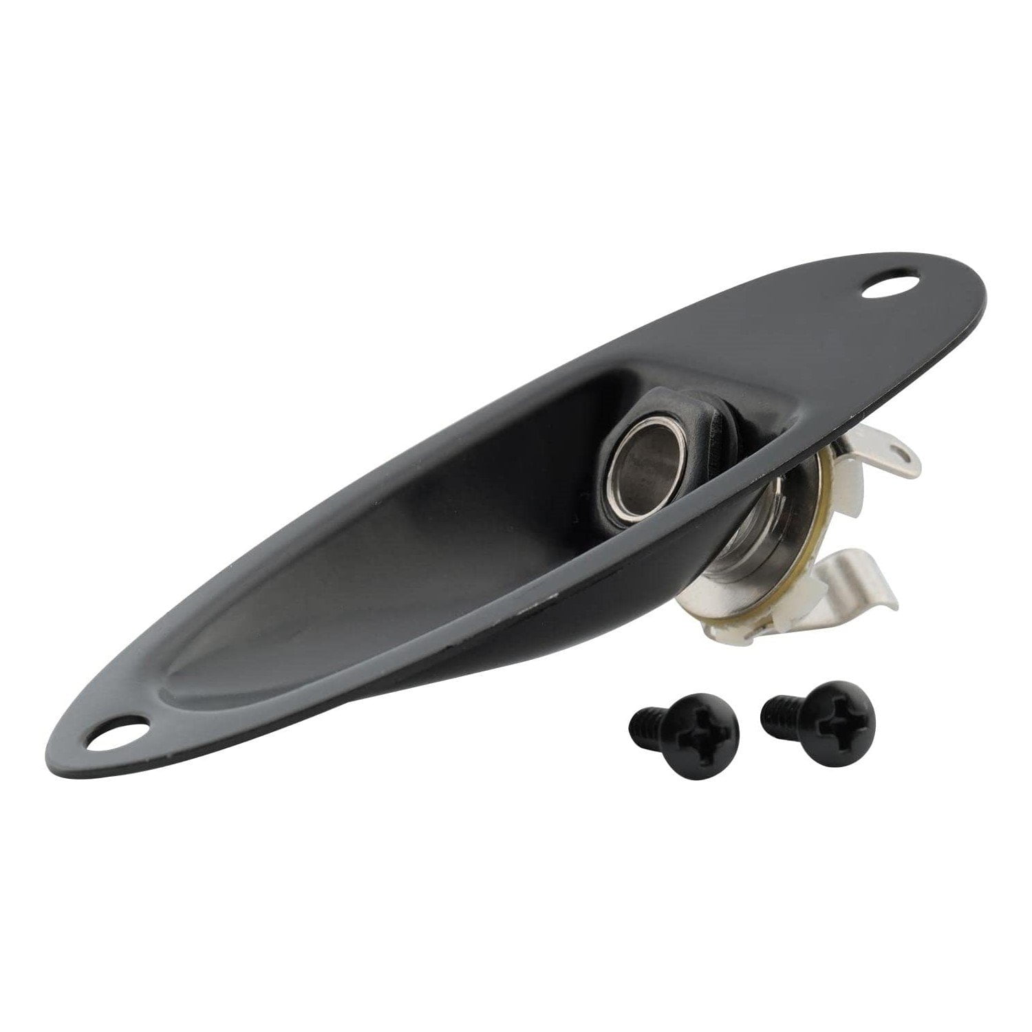 Boat Cup Jack Plate Ferrule For Strat Stratocaster Style Guitar, Black ...