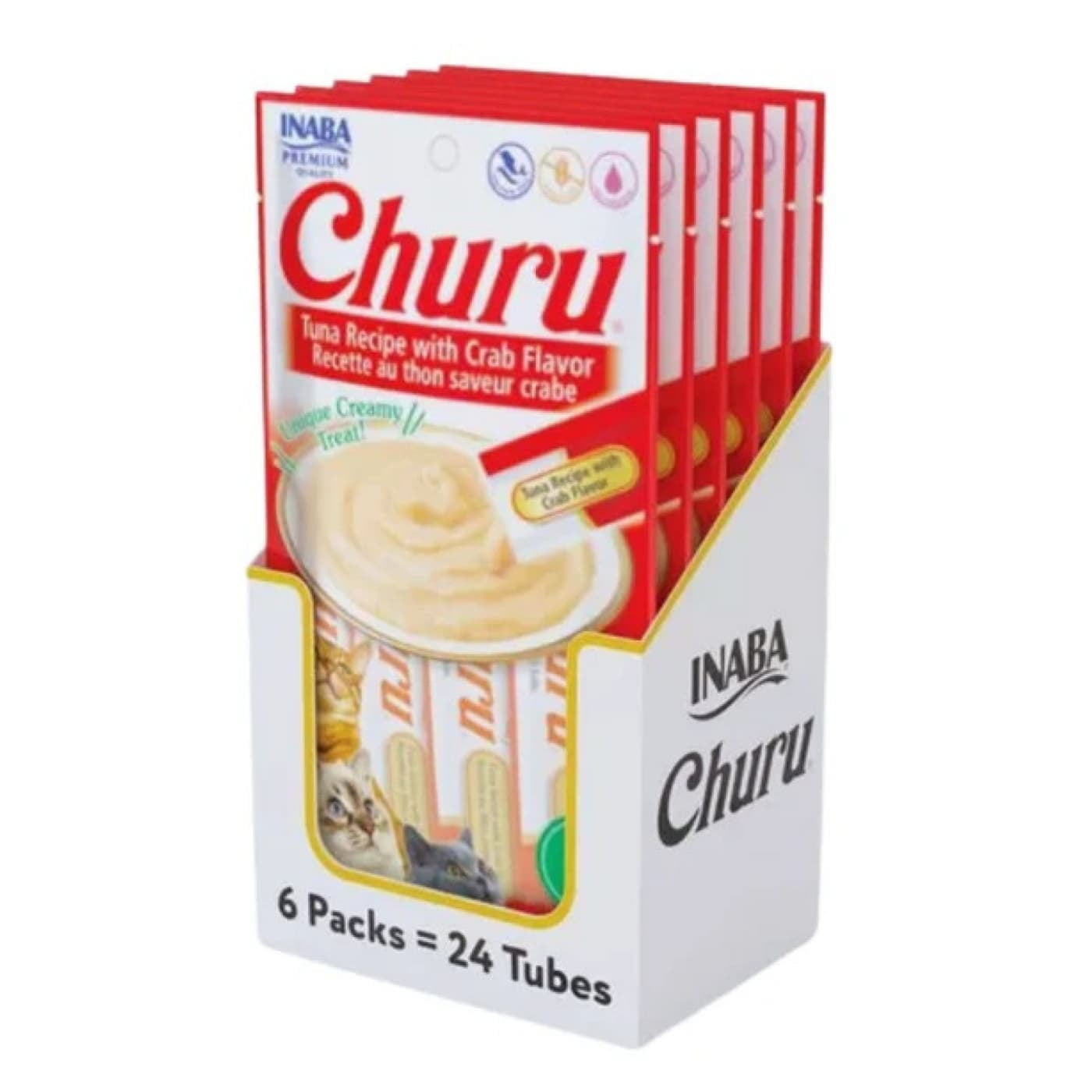 Kit 6 Sobres De Churu Atún Con Cangrejo Pack 4 Tubos De 14 G Walmart