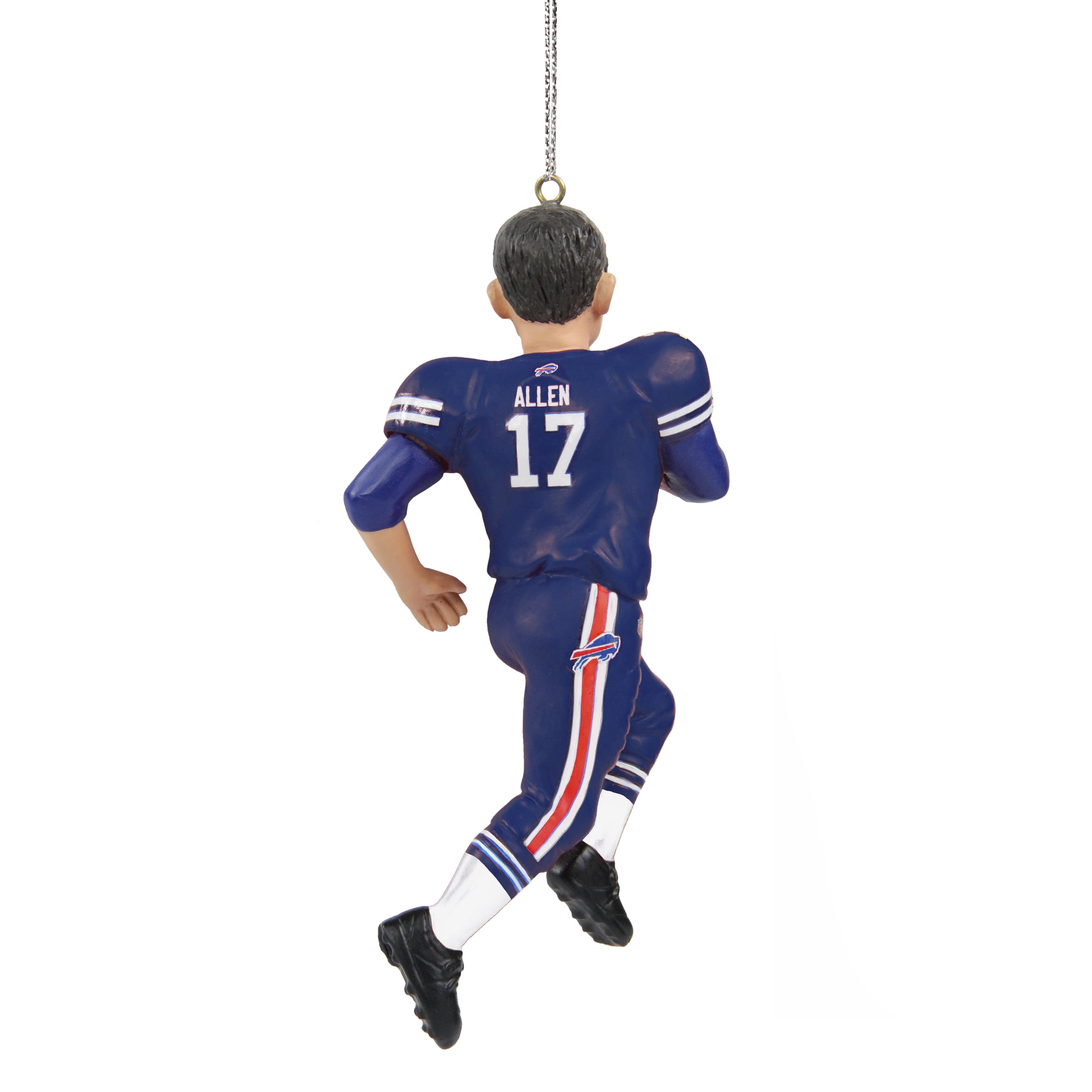 Buy Buffalo Josh Allen Player Christmas Ornament All Blue Uniform ...