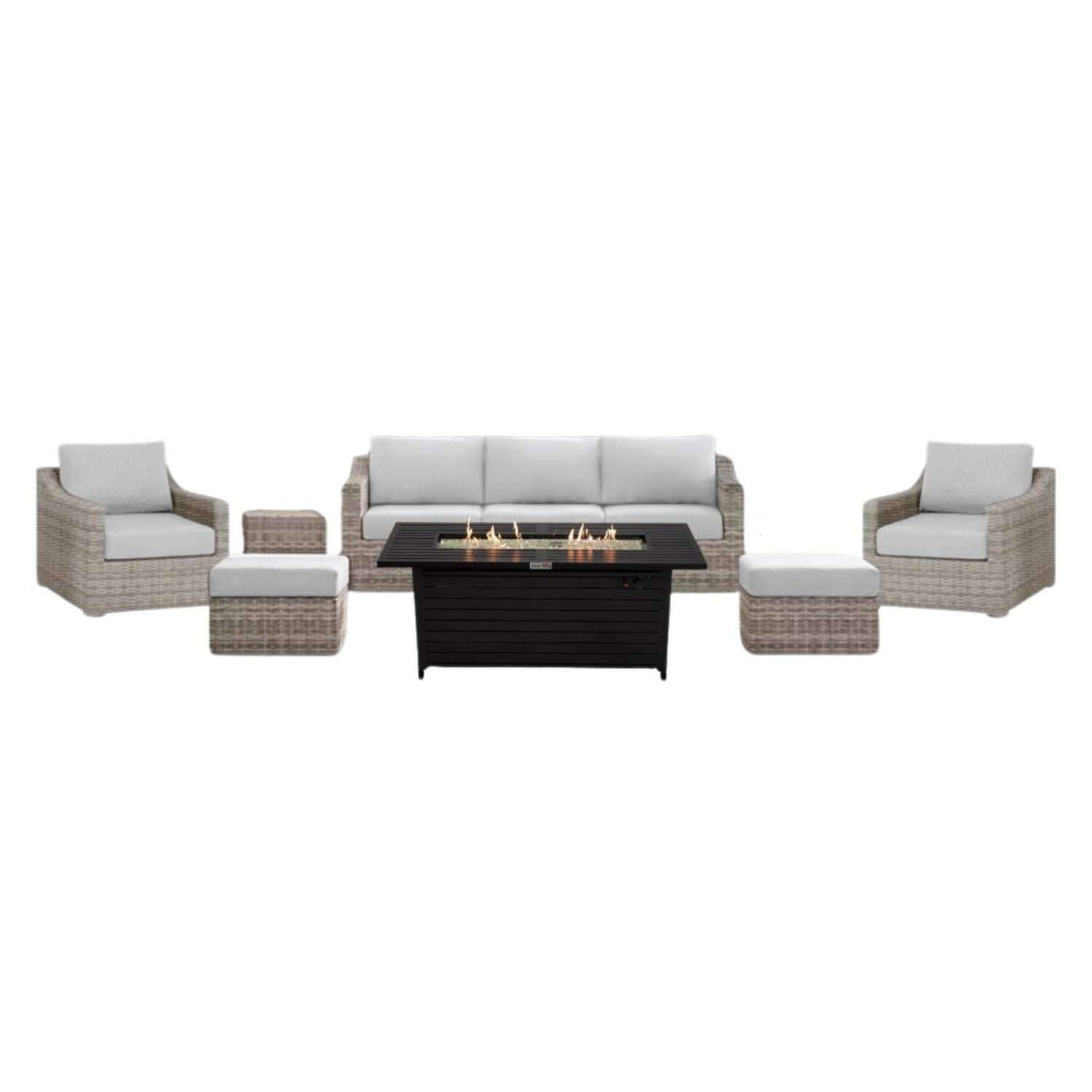 Click here for Think Patio Maple Grove 7-Piece Conversation Set W... prices