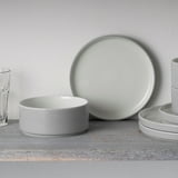 Noritake ColorTex Stone Grey 12-Piece Dinnerware Set, Service for 4 ...