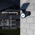 Bell + Howell Bionic Spotlight, 25 ft. Motion Sensor, Solar Sun Panels ...