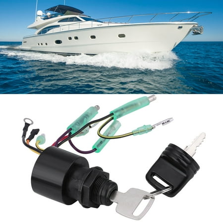 Ignition Key Switch丨Boat Ignition Switch With Key丨Boat/Yacht Spare ...
