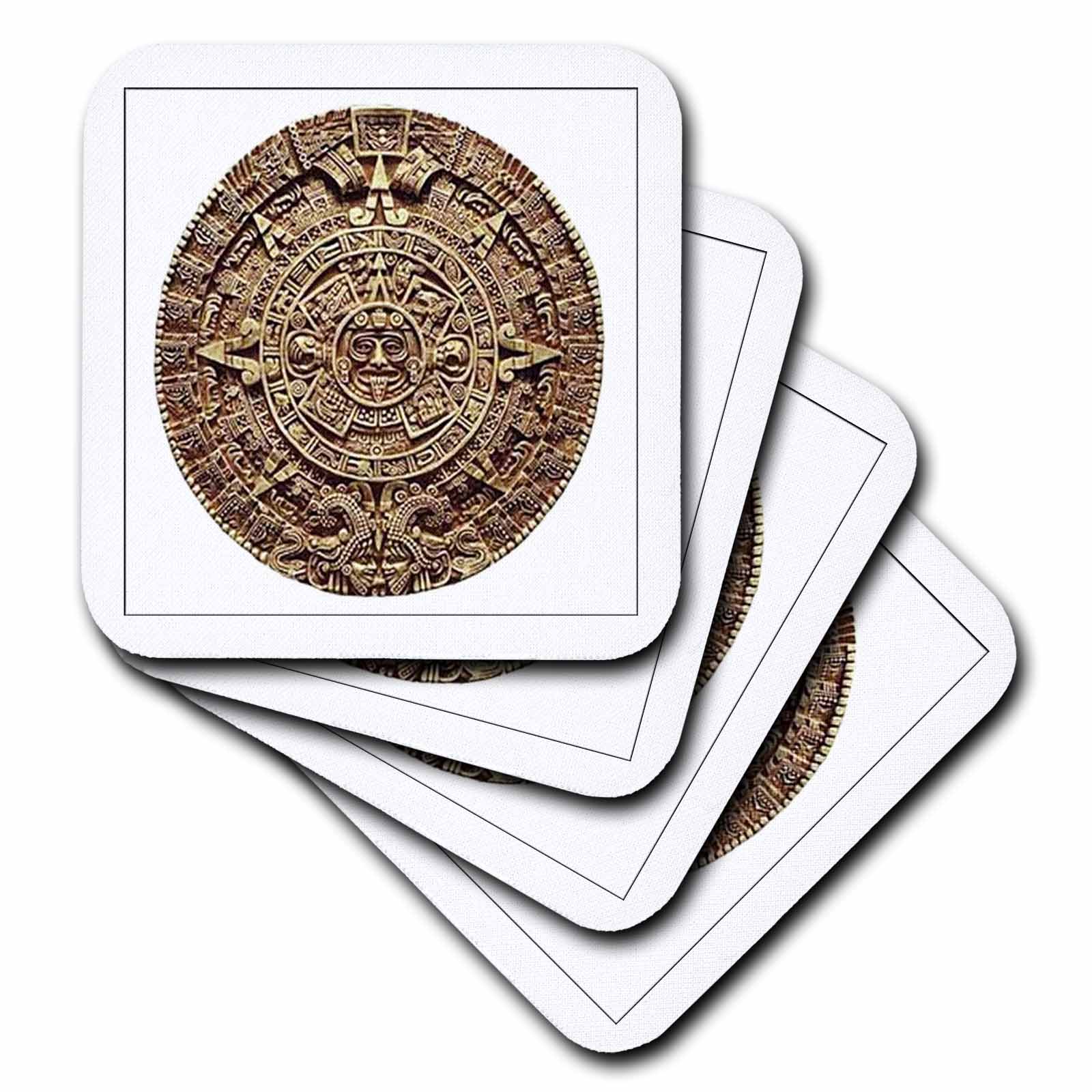 Mayan Calendar set of 8 Coasters - Soft cst-60664-2 - Walmart.com