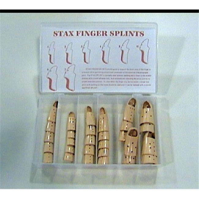 Complete Medical 8944 STAX Finger Splint Set - 30 Pieces - Walmart.com