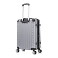 Bronco Polo Luggage Maletas Bag suitecase 3 pcs Silver Capri - Walmart.com