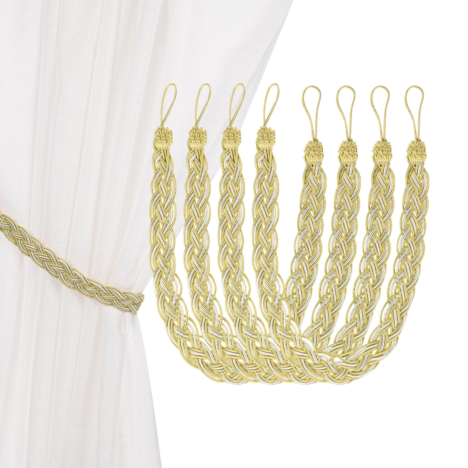 Click here for Uxcell 4-Set Curtain Tiebacks With Curtain Holdbac... prices