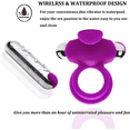 New Penis Ring 10 Vibration Modes Bullet Vibrator Detachable Vibrator