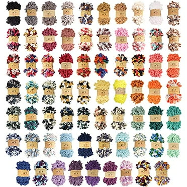 JubileeYarn Fun Finger Fur Loops Yarn - Polyester Jumbo Weight Loop ...