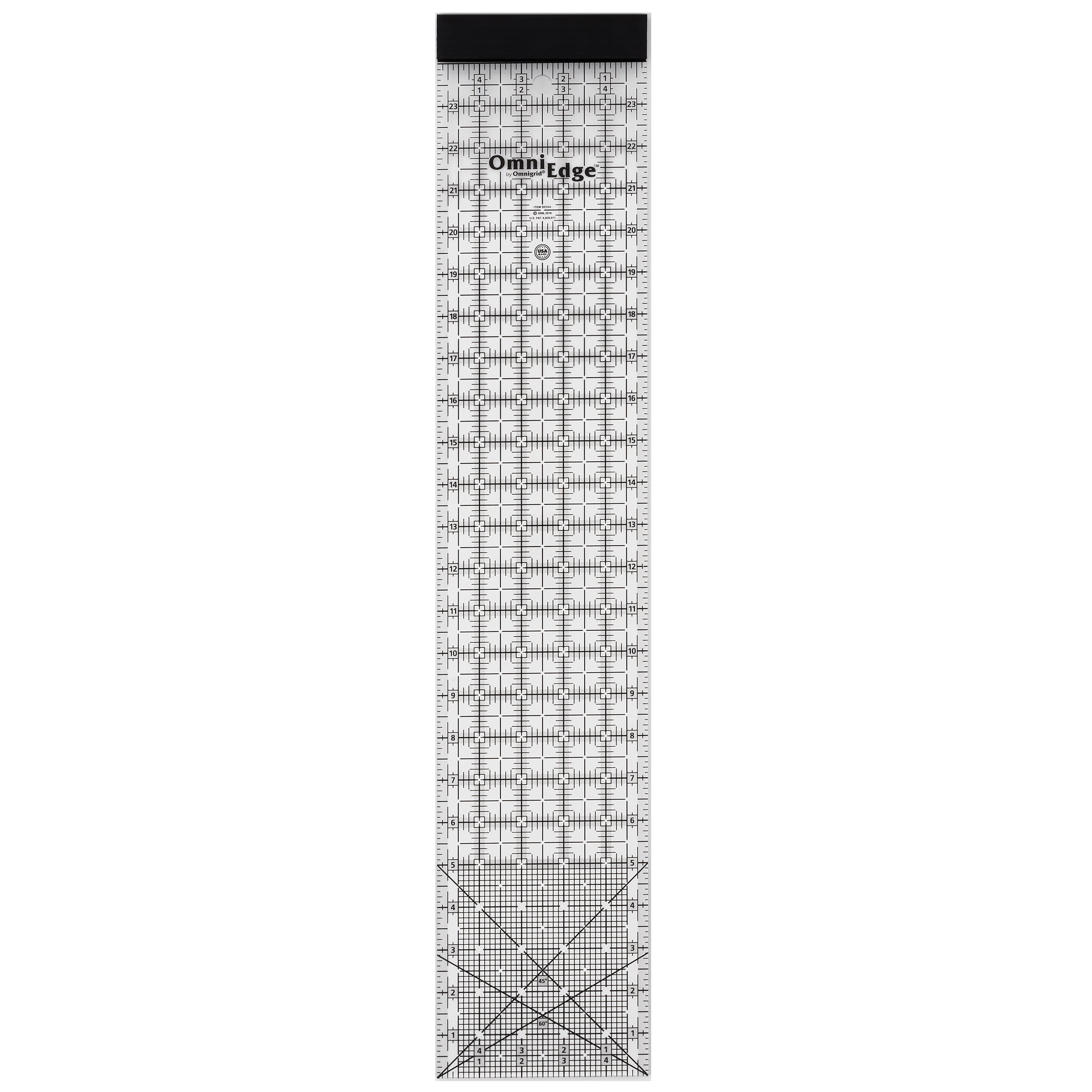 OmniEdge 5" x 24" Ruler, Rectangle Quilter's Ruler by Omnigrid ...