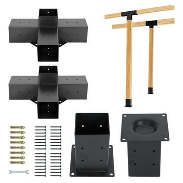 Gazebo Brackets Kit,Pergola Brackets Kit 4x4(Actual: 3.5x3.5'') Right ...