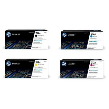 HP 655A Genuine Color Laserjet Toner Cartridge Set, Cyan, Magenta ...