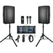 Proreck Club 6000 15-inch 6000W Stereo PA Speaker System, Bluetooth, 2 ...