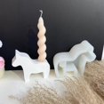 3D Animal Candle Holder Silicone Mold Gypsum Concrete Horse Candlestick ...