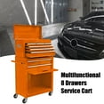 8-Drawer Rolling Tool Chest with Wheels, High Capacity Tool Box with Removable Casters Locking ...