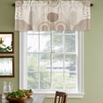 2 Pack Abstract Brown Valance for Window Boho Botanical Rustic Branch ...
