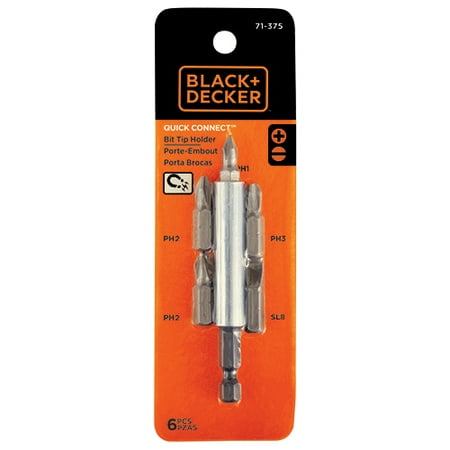 BLACK+DECKER 71-375 Magnetic Bit Tip Holder - Walmart.com