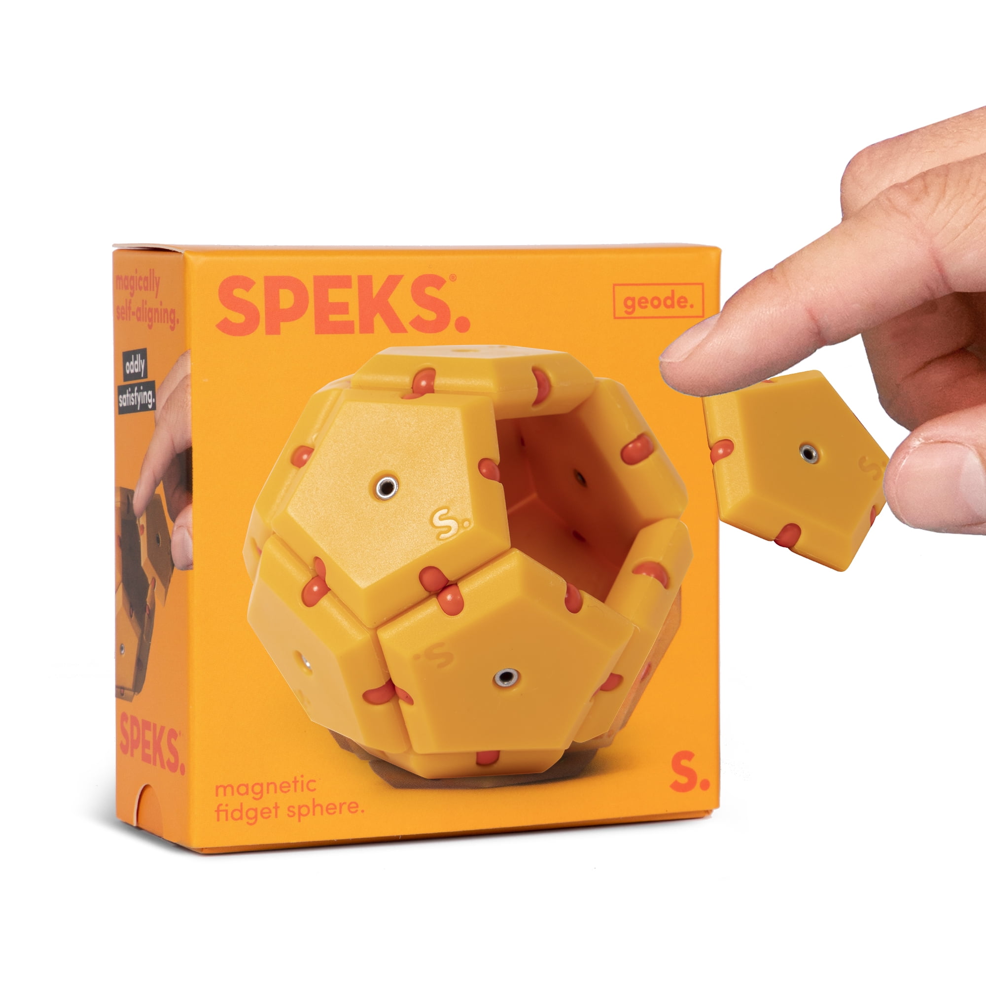 Speks Matte Geode - Pentagons 12-Piece Set - Solar Flare - Fun Desk Toy ...