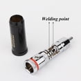 4 Pack 52mm Rhodium Plated WBT-0102 RCA Plug Connector Audio ...